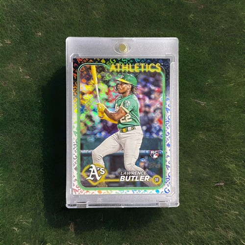 Lawrence Butler RC All-Star Game Logo Variation HOLO Foil 2024 Topps ...