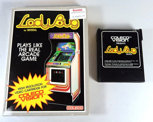 Colecovision - LADYBUG cartridge in BOX - TESTED & WORKS | eBay