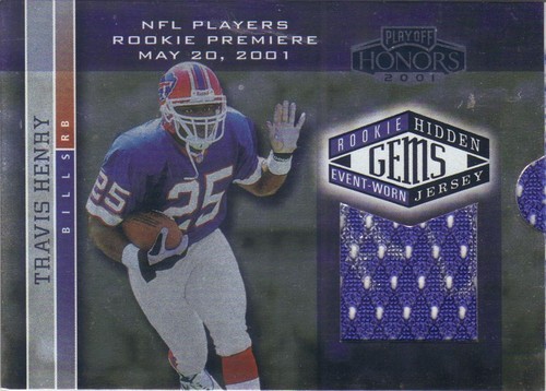 2001 PLAYOFF HONORS HIDDEN GEMS Autograph rc ser #'ed 20/725 TRAVIS ...