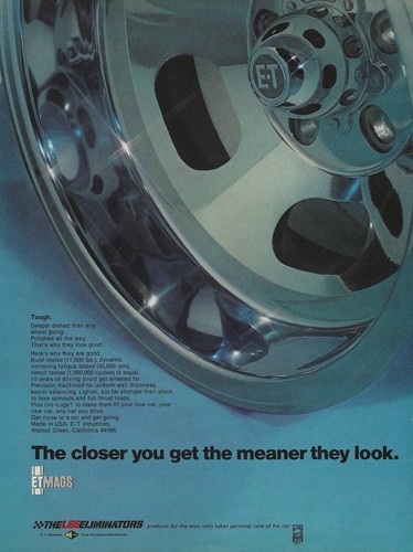 1971 E-T Mag Wheel Ad ET Slot Mags Vintage Magazine Advertisement Uni ...