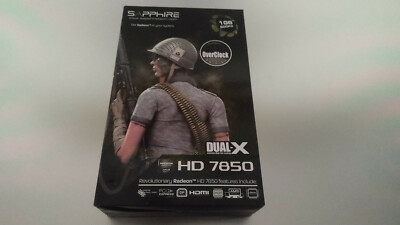 SAPPHIRE Radeon HD 7850 OC 1GB GDDR5 *BOX ONLY NO GPU* | eBay