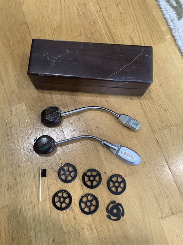 2 Vintage CAPEHART Phonograph Tone Arms 78 Micro Groove Wood Box ...