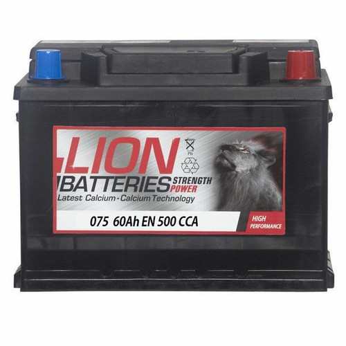 075 CAR BATTERY 065 075 027 O.E.M. 12V 60AH 500A EXTRA HEAVY DUTY ...