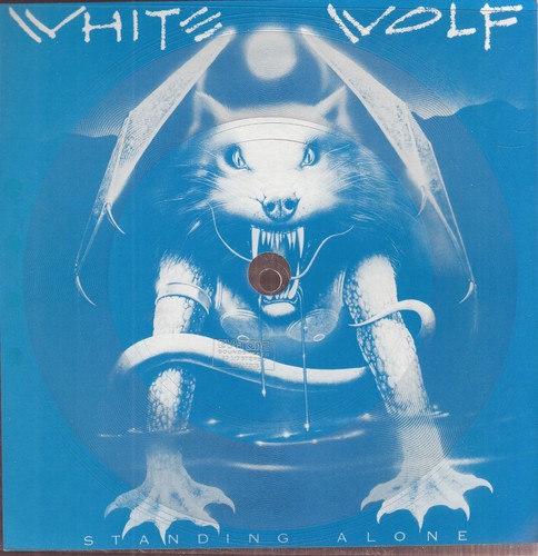 white wolf standing alone flexi | eBay