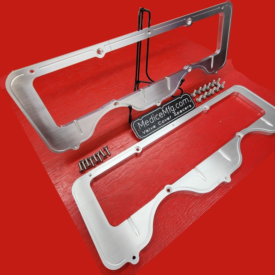 VALVE COVER ADAPTER Chevrolet 409 348 Valve Cover on 1959-86 Small ...