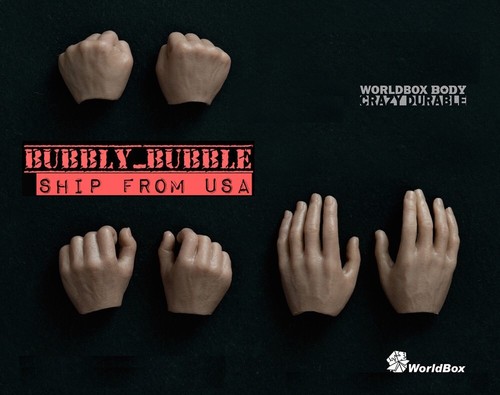 1/6 Worldbox Male Hands Type 1.0 Accessory For 12'' Male Figure PHICEN ...