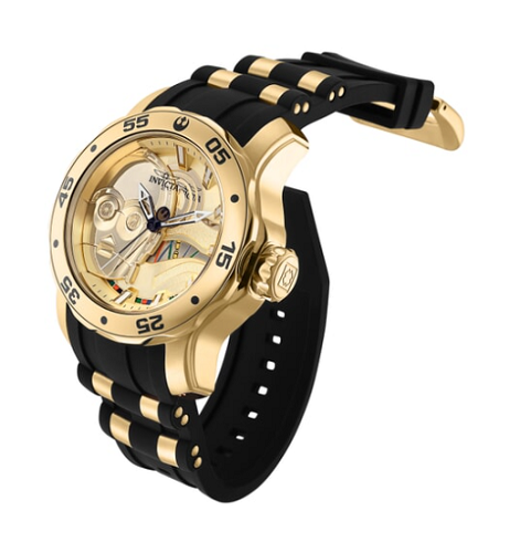 Officially Licensed INVICTA STAR WARS LIMITED EDITION C-3PO 48MM QUARTZ ...