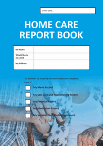 Home Care Report Book - Caring for the elderly - Medication Record ...