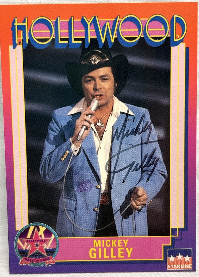 Mickey Gilley Singer Songwriter #187 Signed Hollywood Trading Card 1991 ...