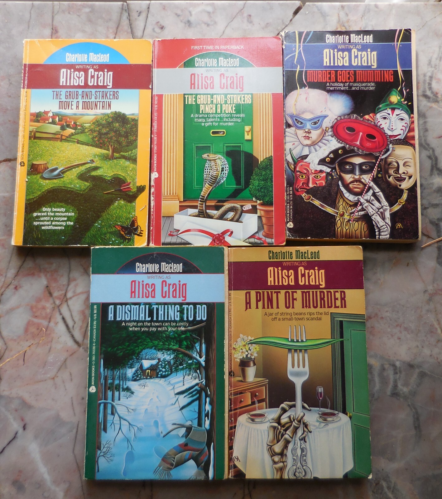 Alisa Craig (Charlotte MacLeod) Murder Mysteries, lot of five | eBay