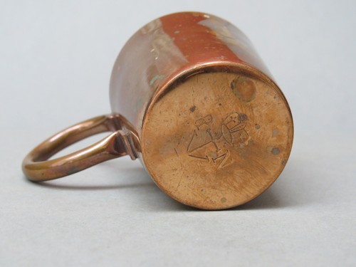 Antique Copper Royal Navy Rum Grog Measure Cup - 1/2 Gill Nautical ...