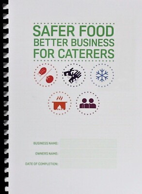 2025 New Safer Food Better Business For Caterers Pack SFBB Food ...