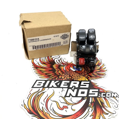 New Genuine Harley 2014-2020 FLHP FLHTP Left Hand Switch Control Pack ...