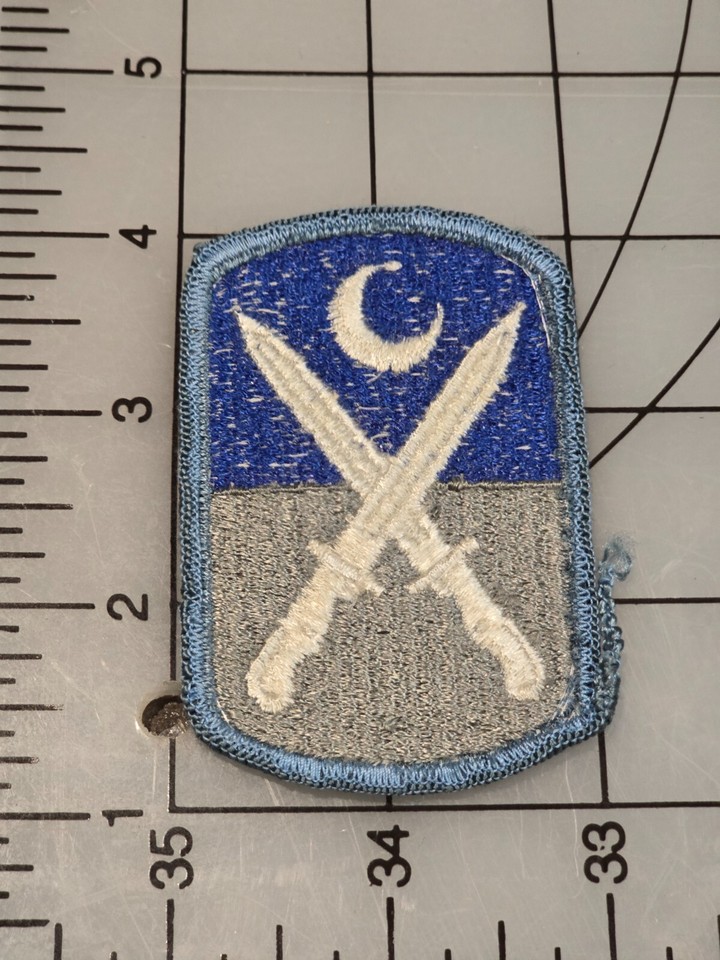 Original WW2 US Army 218 Infantry Brigade Merrowed Edge 2733 | eBay