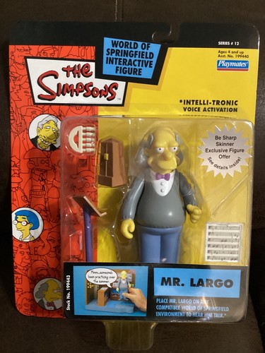 The Simpsons Mr. Largo World of Springfield Interactive Figure ...