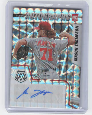 2022 Panini Mosaic #RAM-MT Mason Thompson Rookie Autographs Mosaic | eBay