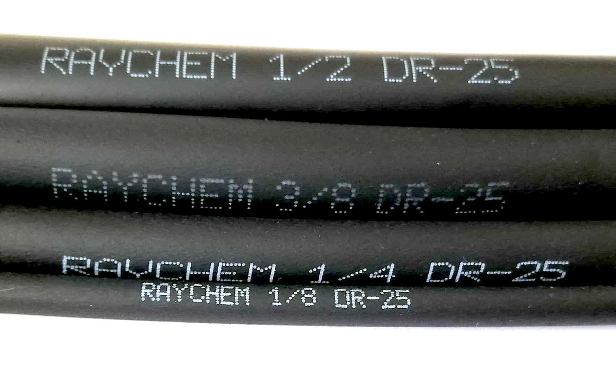 Raychem/TE DR-25 White Label Heat Shrink Tubing (per Foot), 40% OFF