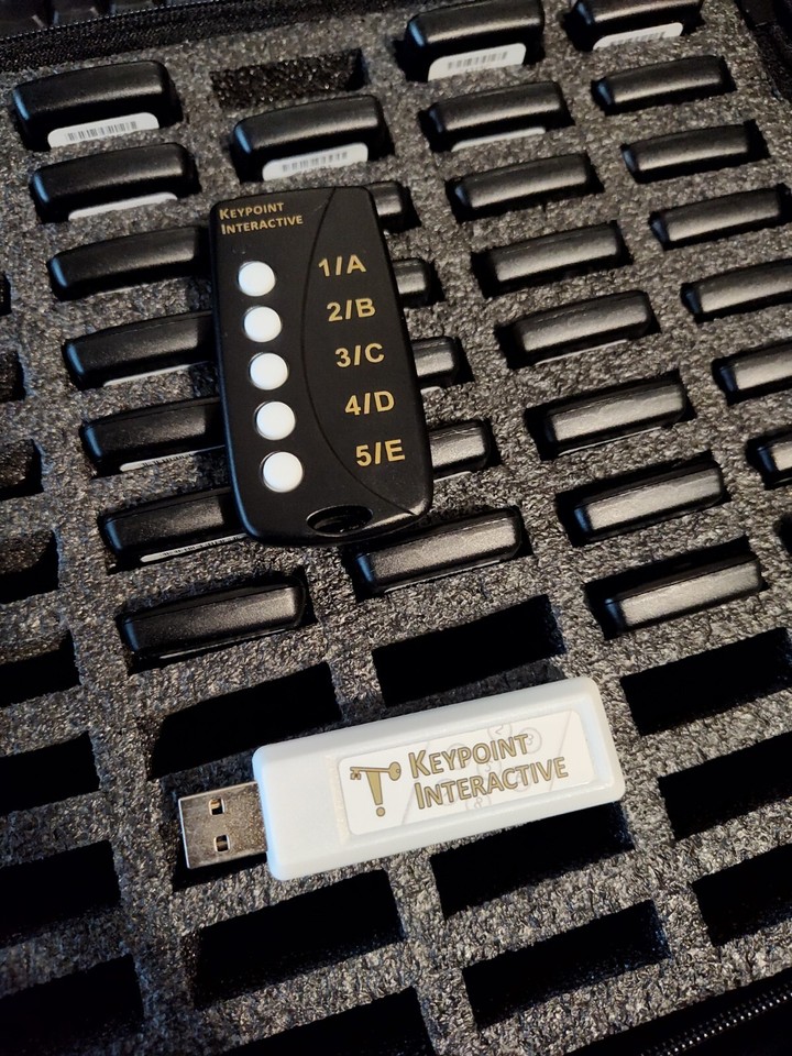 Keypoint InteractiveAudience Response System with 30 Keypads ARS Voting ...