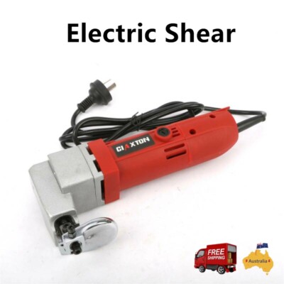 Heavy Duty Electric Sheet Metal Shear Scissors Hand-held Cutter Nibbler ...