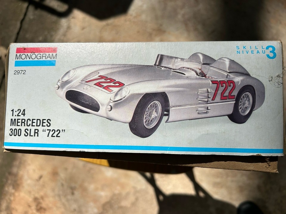Monogram Mercedes 300 SLR 722 Plastic Model Kit | eBay