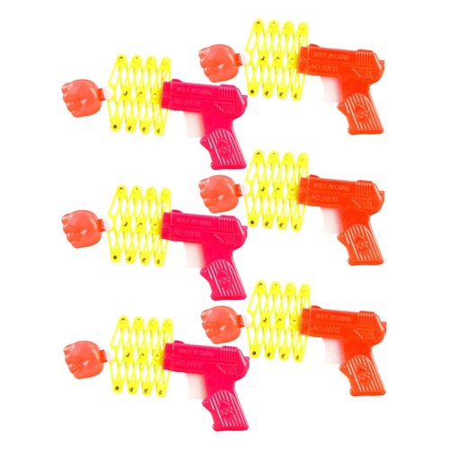 6 PCS Child's Retractable Fist Shooter Trick Toy Toy Toy Toy Kids Gift ...