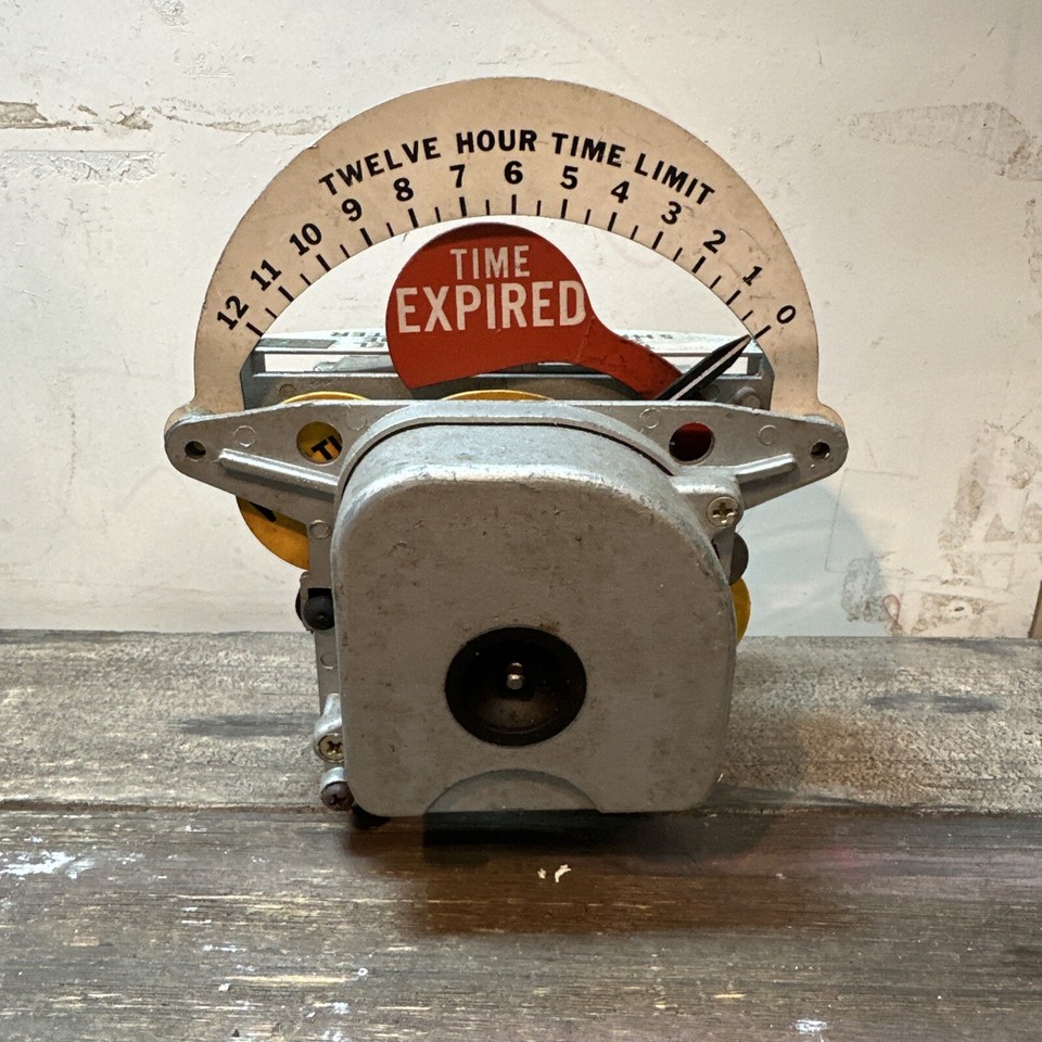 Vintage 2410 Duncan Parking Meter Mechanism 12-Hour 5-10-25 Cents ...