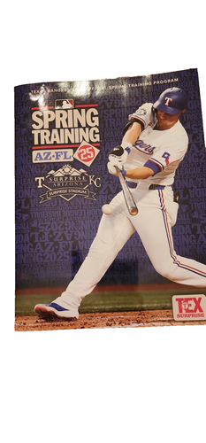 2025 Texas Rangers Spring Training Program with 3 Bonuses | eBay