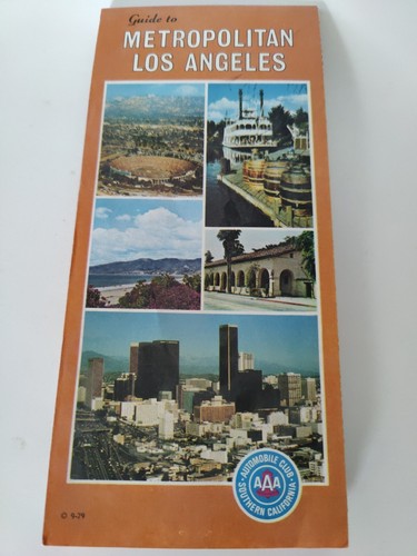 1992 AAA Guide to Metropolitan Los Angeles Official Highway Travel Road ...