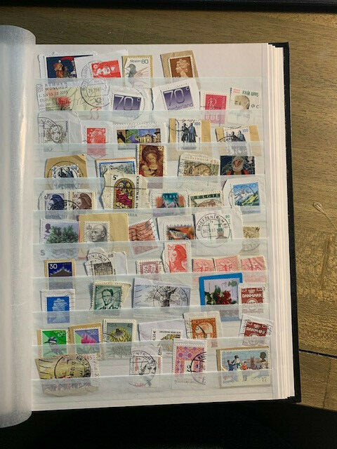 Supersafe Stamp Album W-4/8 16 white pages Stockbook, 9" x 12" with ...