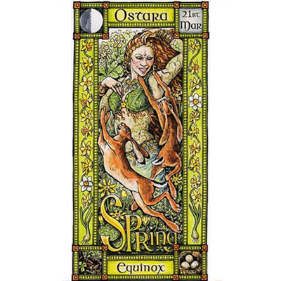 SPRING EQUINOX FESTIVAL GREETING CARD 21st Mar PAGAN CELTIC HEDINGHAM ...