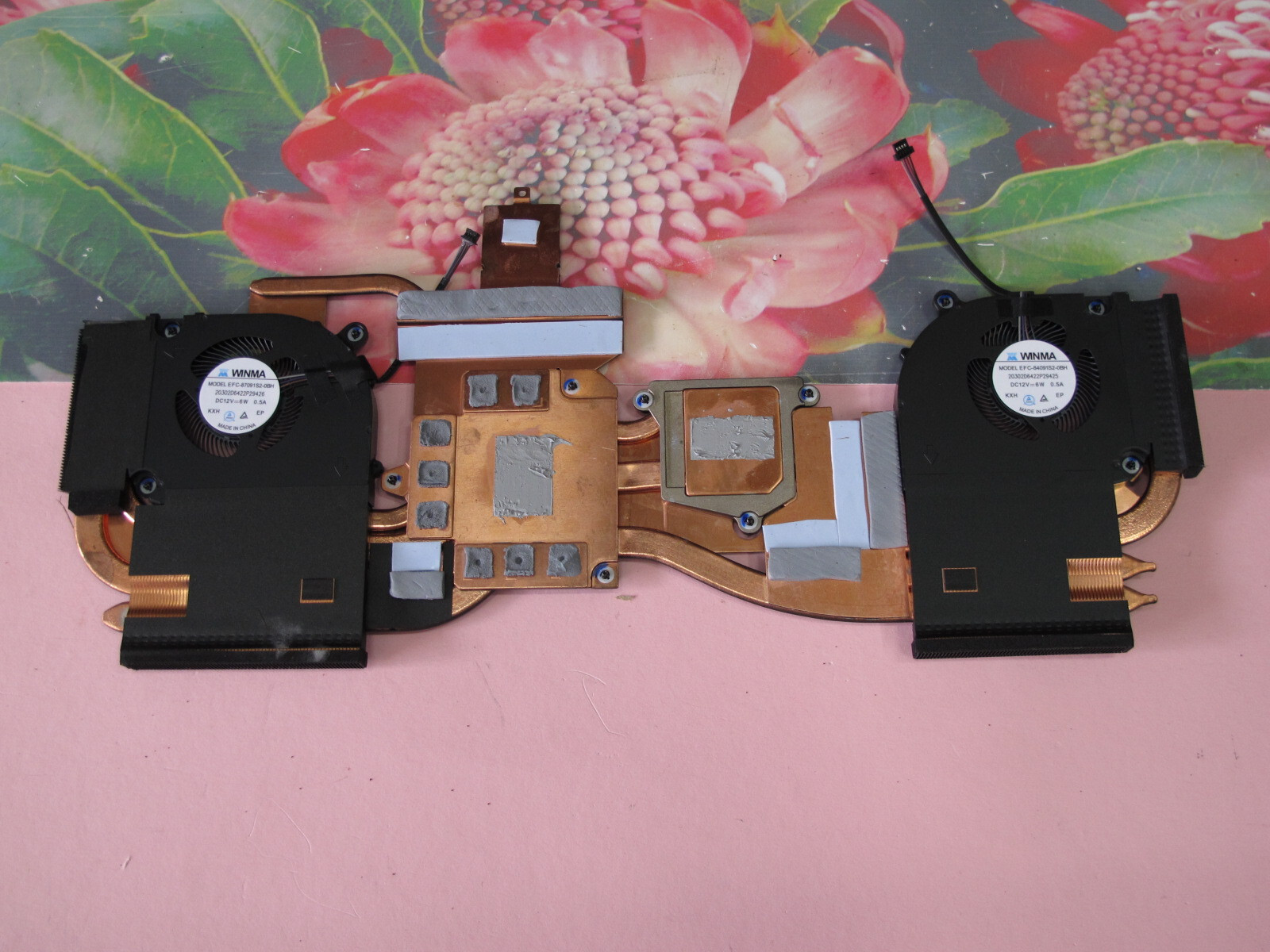 Original Lüfter Kühlkörper Clevo Schenker X370 SNVG SNW-G CPU GPU ...