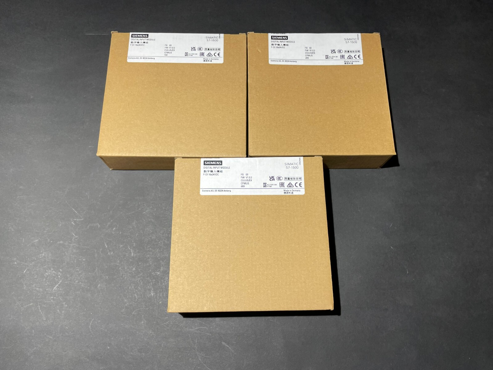 SIEMENS SIMATIC S7-1500 F-DI 6ES7526-1BH00-0AB0 l 6ES7 526-1BH00-0AB0 ...