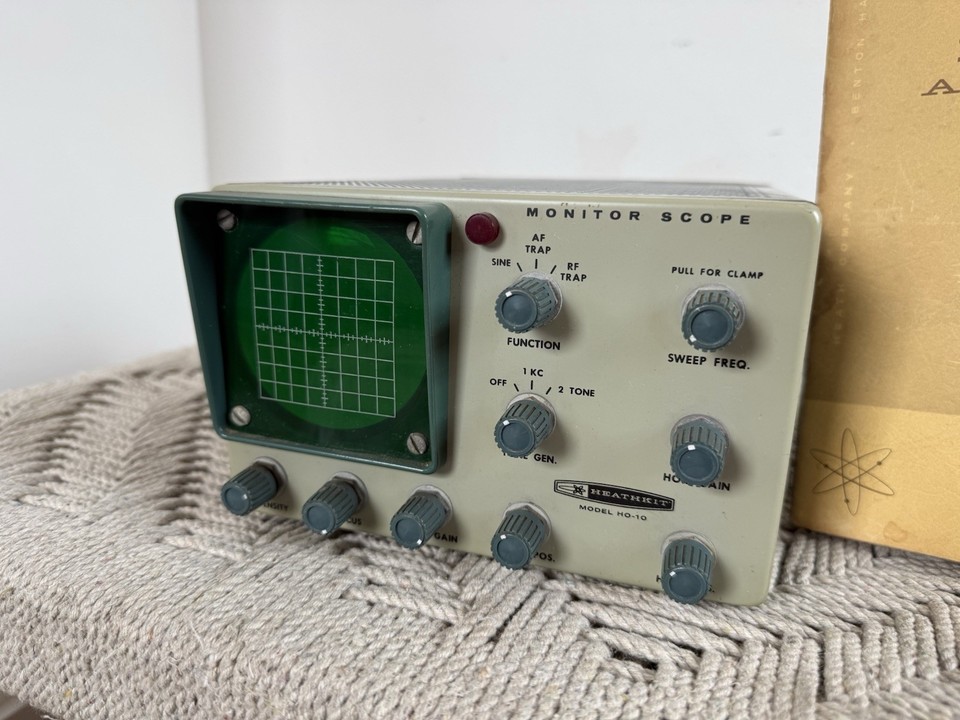 🍊Vintage 1960s HeathKit HO-10 Ham Radio Station Monitor Scope | POWERS ...
