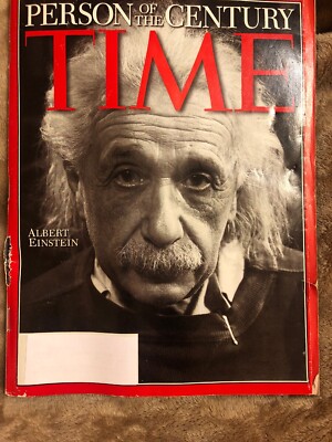ALBERT EINSTEIN PERSON OF THE CENTURY TIME MAGAZINE Dec 31 1999 | eBay