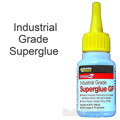 Super Glue Everbuild Industrial Grade GP Medium Viscosity Superglue ...