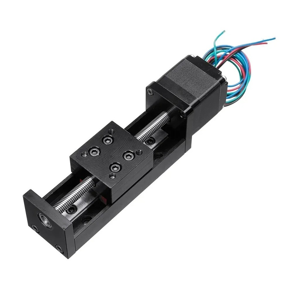 Mini Linear Rail CNC Slide table Electric Linear locking T-Screw XYZ ...