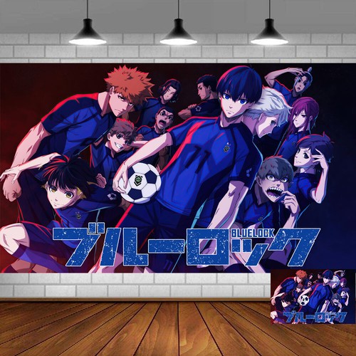 Blue Lock Birthday Backdrop Party Supplies Anime Theme Banner Kids ...