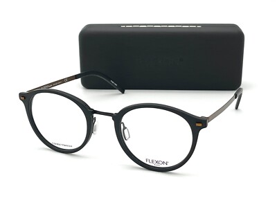 FLEXON B2024 001 Matte Black / Demo Lens 50mm Eyeglasses | eBay