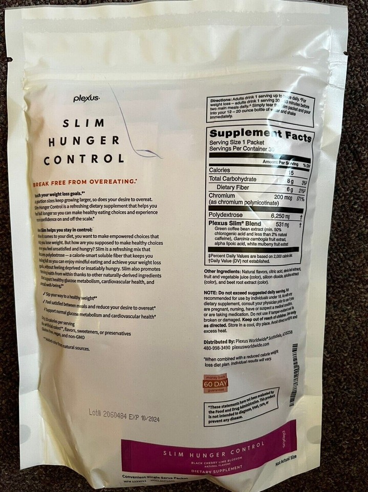 Plexus Slim Hunger Control, 30 Packets - you choose flavor New & Sealed ...
