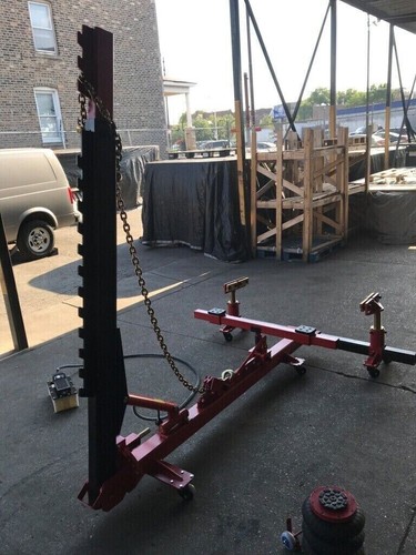 NEW Portable Auto Body Frame Machine Puller 10,000 PSI Foot Pump FREE ...