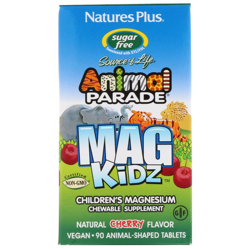 NaturesPlus, MagKidz, Animal Parade, Children's Chewable Magnesium ...