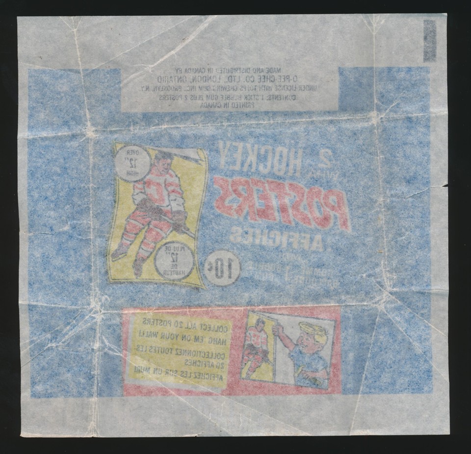 1973-74 O-Pee-Chee WHA Posters (Hockey) -*ORIGINAL WRAPPER* Tough ...