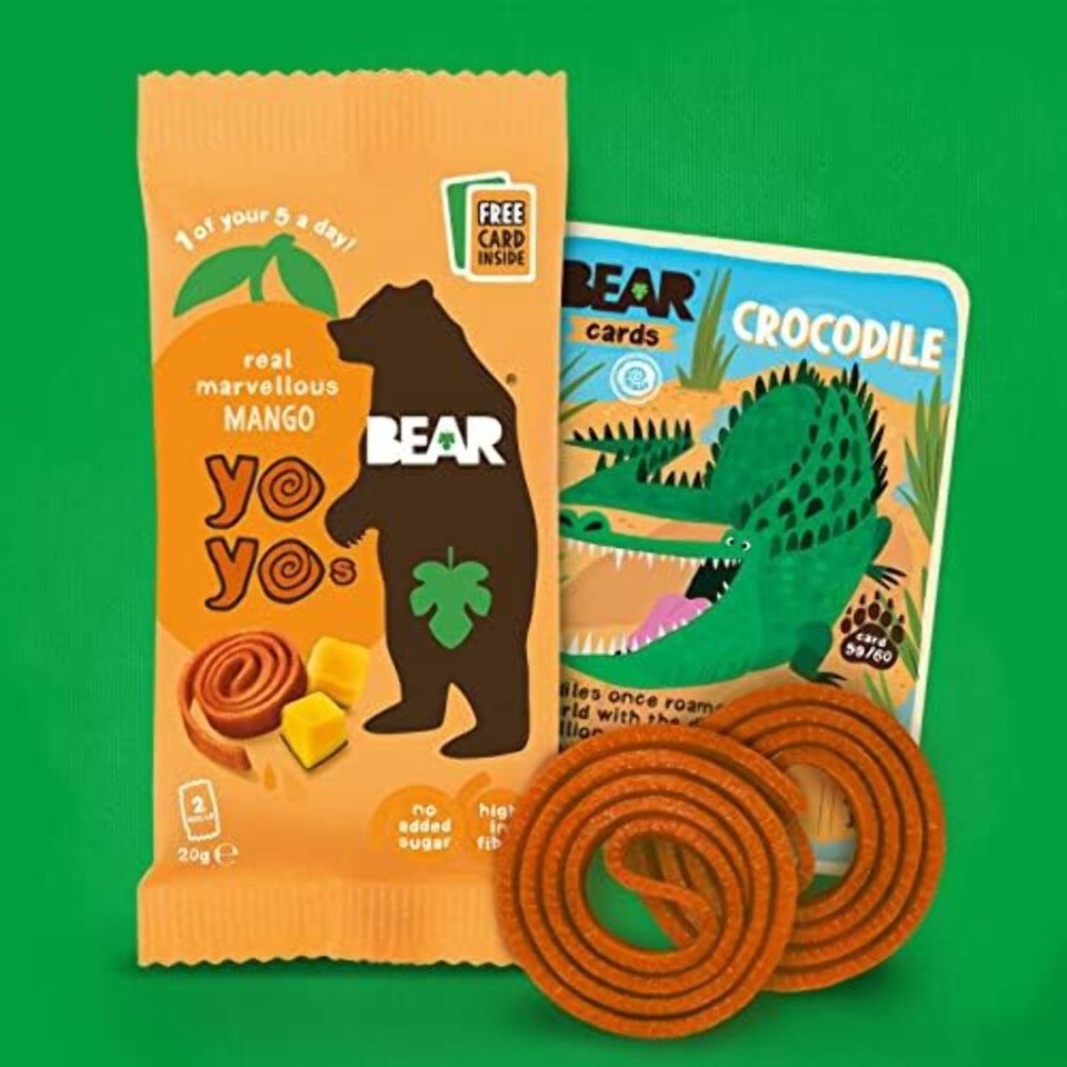 BEAR Mango Pure Fruit Yoyos 45 x 20g (9 Packs Per Box, 5 Boxes) | eBay UK