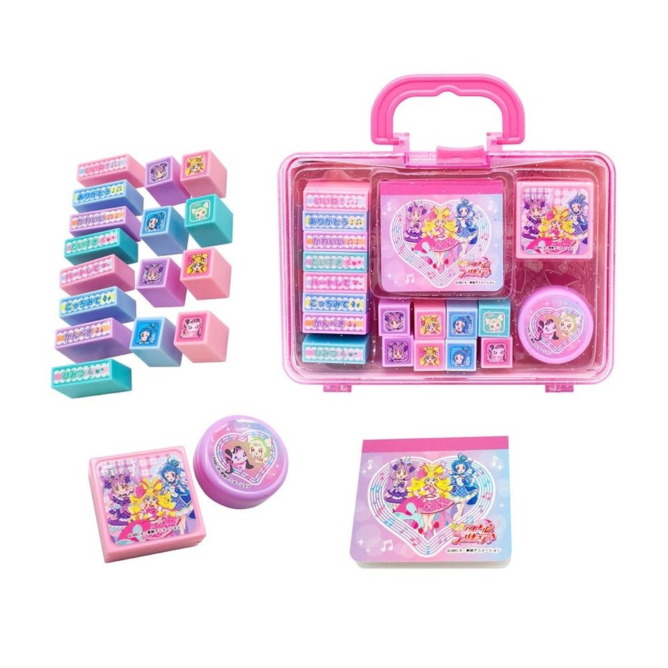 Kimi to Idol Pretty Cure rubber stamp, Notepad Set JP | eBay