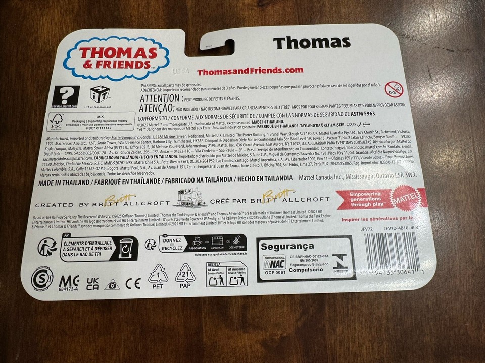 Mattel 80th Thomas & Friends Metal Engine 80th Anniversary Ruby Fisher ...