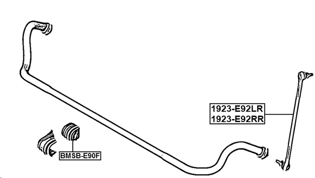 Front Right Stabilizer Link / Sway Bar Link For Bmw 31356768772 ...