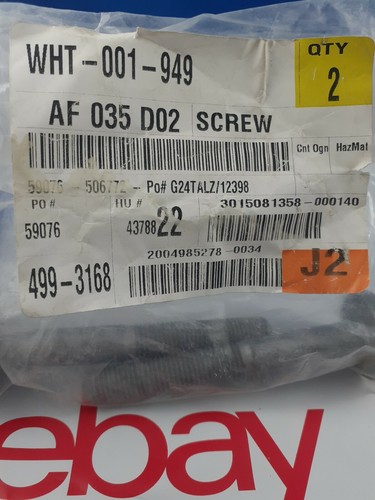 WHT-001-949 AUDI VW PORSCHE Lower Control Arm Bolts (2 Pack) NEW ...