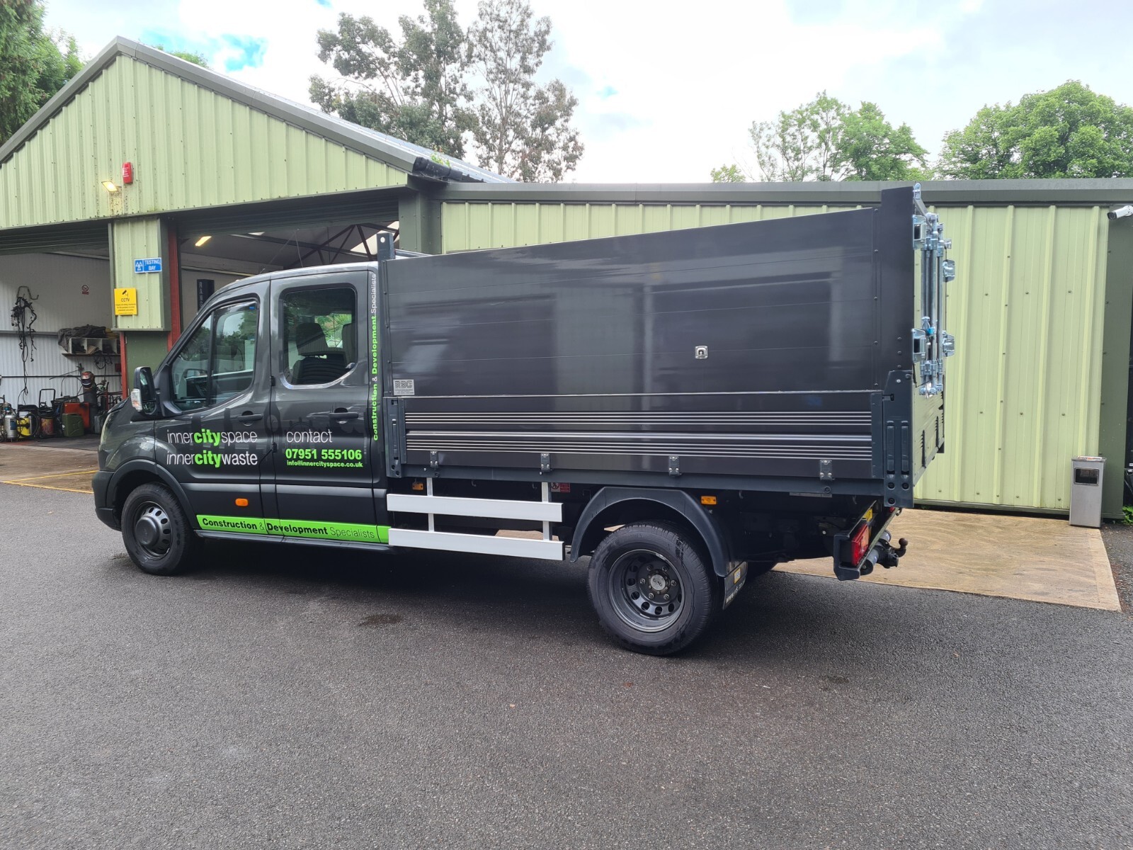 Arb. Tipper high sides with aluminium hollow planks for tipper truck ...