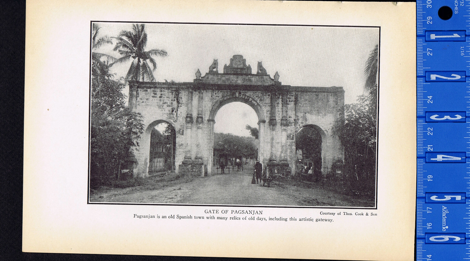 Gate (Arch) of Pagsanjan, Laguna, Philippines - 1925 Page of History | eBay