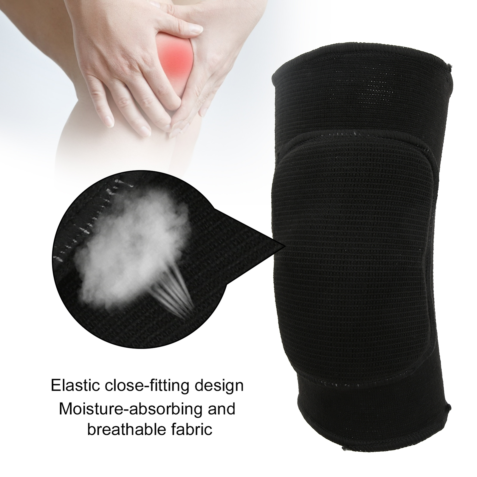 2Pcs Professional Knee Pad Support Safety Construction Comfort Leg ...